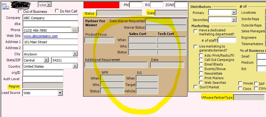 Solved: Some ACT fields grayed out | Experts Exchange