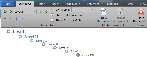 Solved: Combine auto-numbering/bulleting with Outline view in MS Word ... Solved: Combine auto-numbering/bulleting with Outline view in MS Word ...