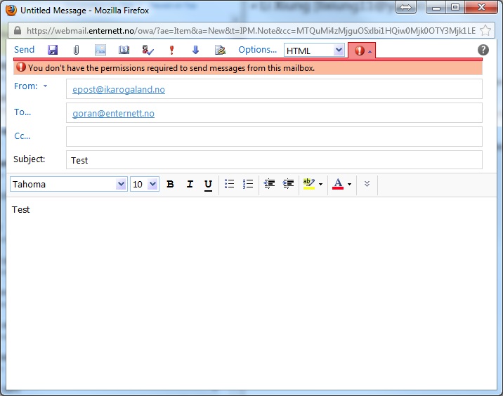 Solved: Unable to send email with Public Folder email address | Experts ...
