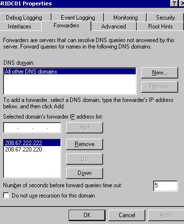 Solved: failing DCdiag | Experts Exchange