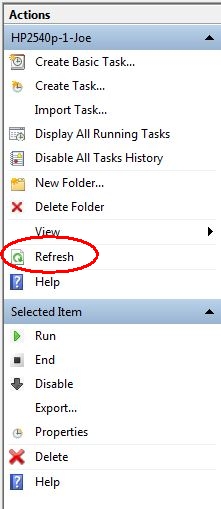 Solved: Windows Task Scheduler Ready / Running ?? | Experts Exchange