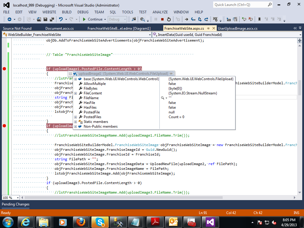 Solved: FileUpload in ASP.net Wizard dont show any value at last step | Experts Exchange