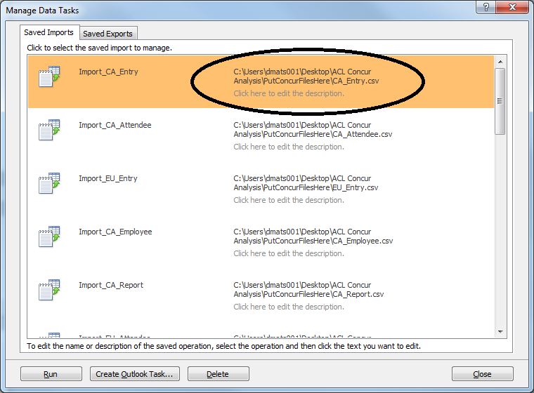 Saved Imports in Access -- Import from "Current" folder Solutions ...