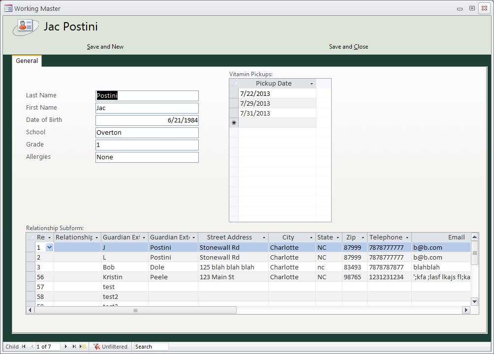 Solved: How to Insert new row in Access form ? | Experts Exchange