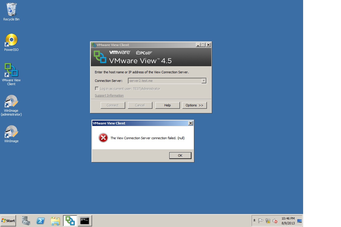 Solved Vmware View Client Does Not Connect To Vmware Connection Server
