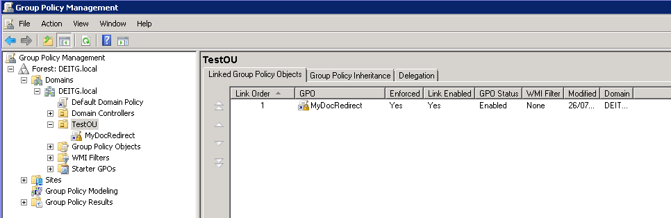 Solved: Folder Redirect with Group Policy not working | Experts Exchange