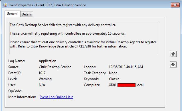 Solved: No IP address could be found for the delivery controller ...