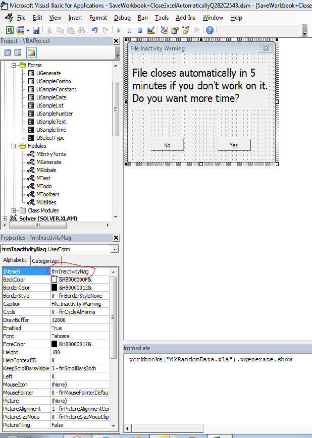 Solved: Excel: automatically save a file and signoff if no action taken ...