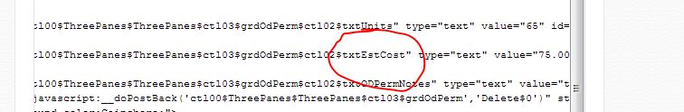 Solved Jquery Sum A Column In Multiple Rows From A Gridview To A