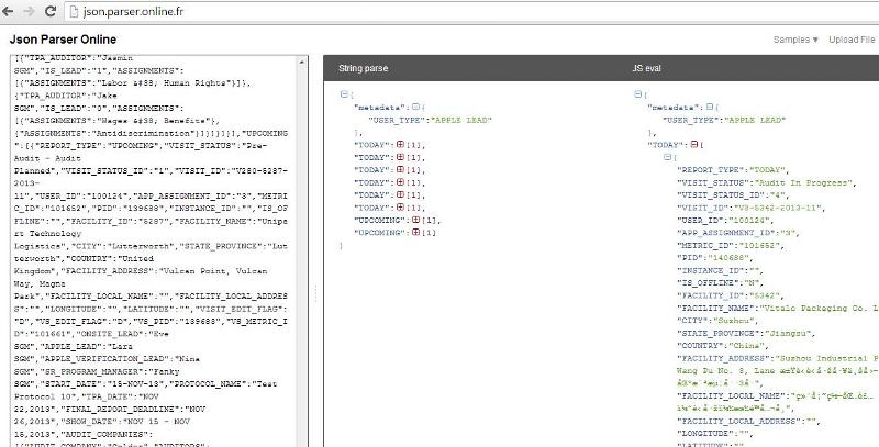 Solved: Not able to parse in JSON | Experts Exchange