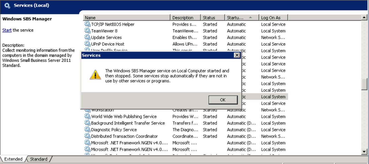 Solved: Event 0,DataCollectorsvc | Experts Exchange