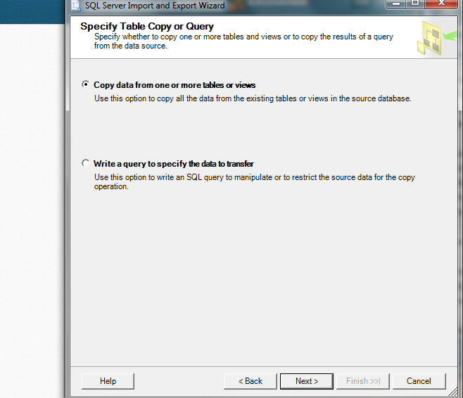 Solved: Sql Server Import and export | Experts Exchange