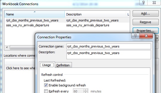 Solved How To Populate An Excel Combo Box With A Saved Ole Db