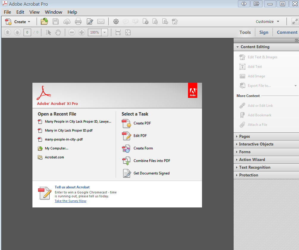 Solved: Acrobat 11.0.7 update leaves menus tiny | Experts Exchange