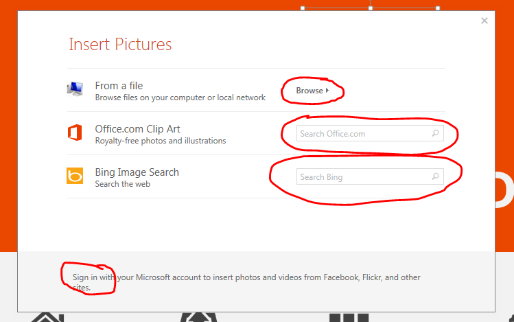 Solved: powerpoint 2013 change picture not working | Experts Exchange