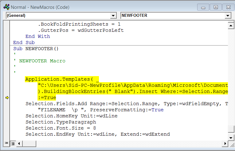 Solved: MS Word Runtime Error | Experts Exchange