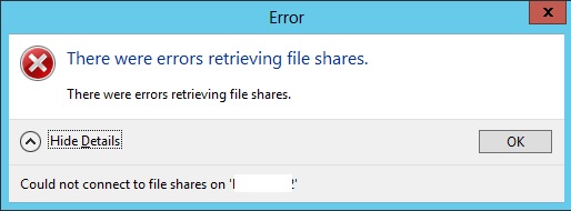 Solved: Unable to view File Server shares on Windows 2012 cluster ...