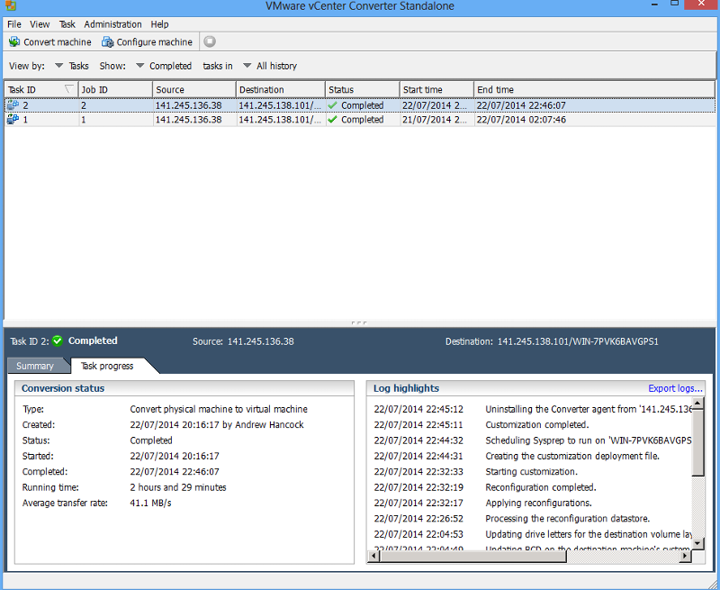 HOW TO: Shrink or Reduce a VMware Virtual Machine Disk (VMDK) using VMware vCenter Converter ...