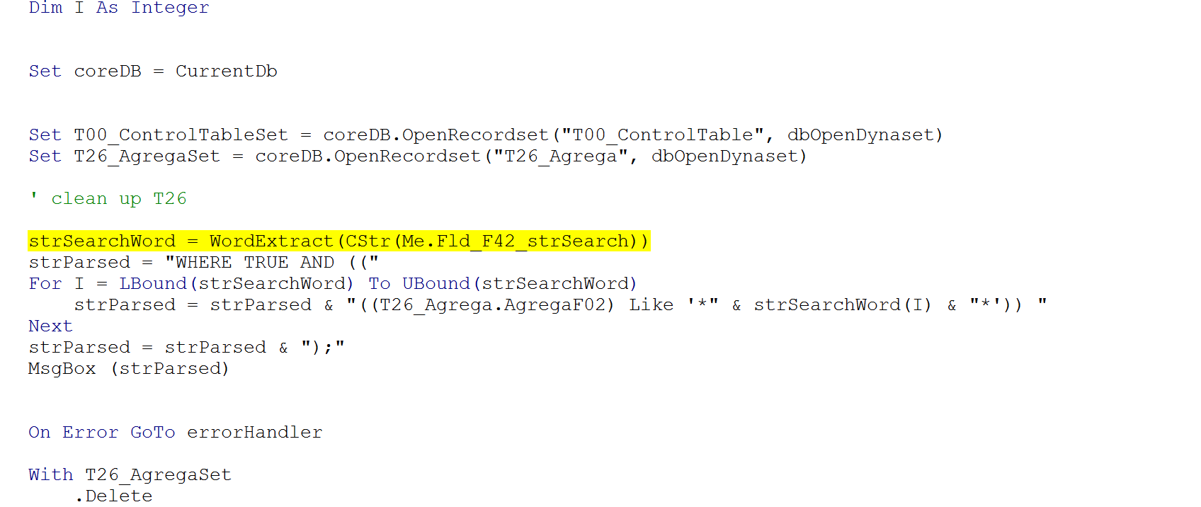 Solved Type Mismatch In A Function A String Array With Words 1909