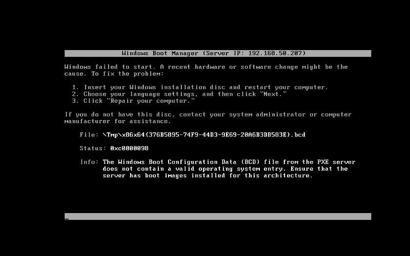 Solved: Configure DHCP for PXE boot | Experts Exchange