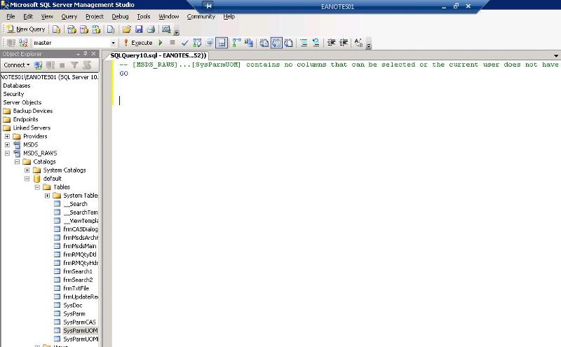Solved: Lotus Notes and SQL Server 2008, ODBC | Experts Exchange