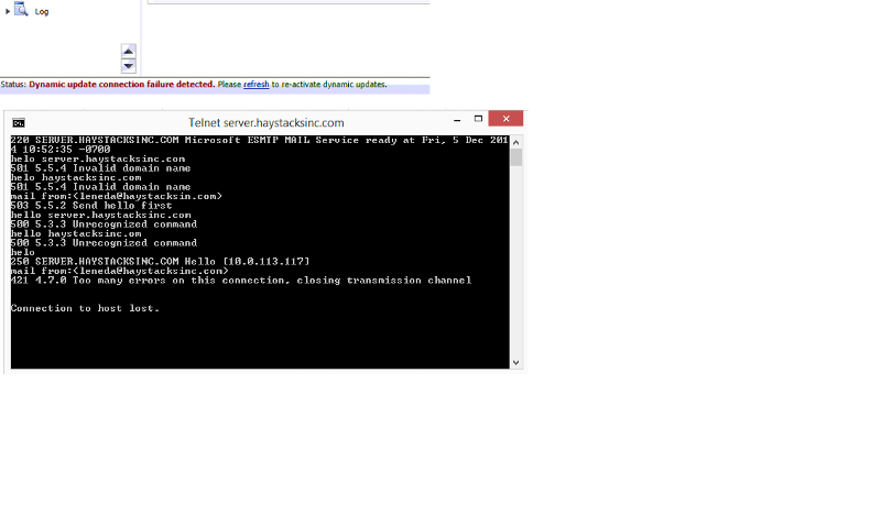 Solved: cannot send or receive out of network email after changing ...