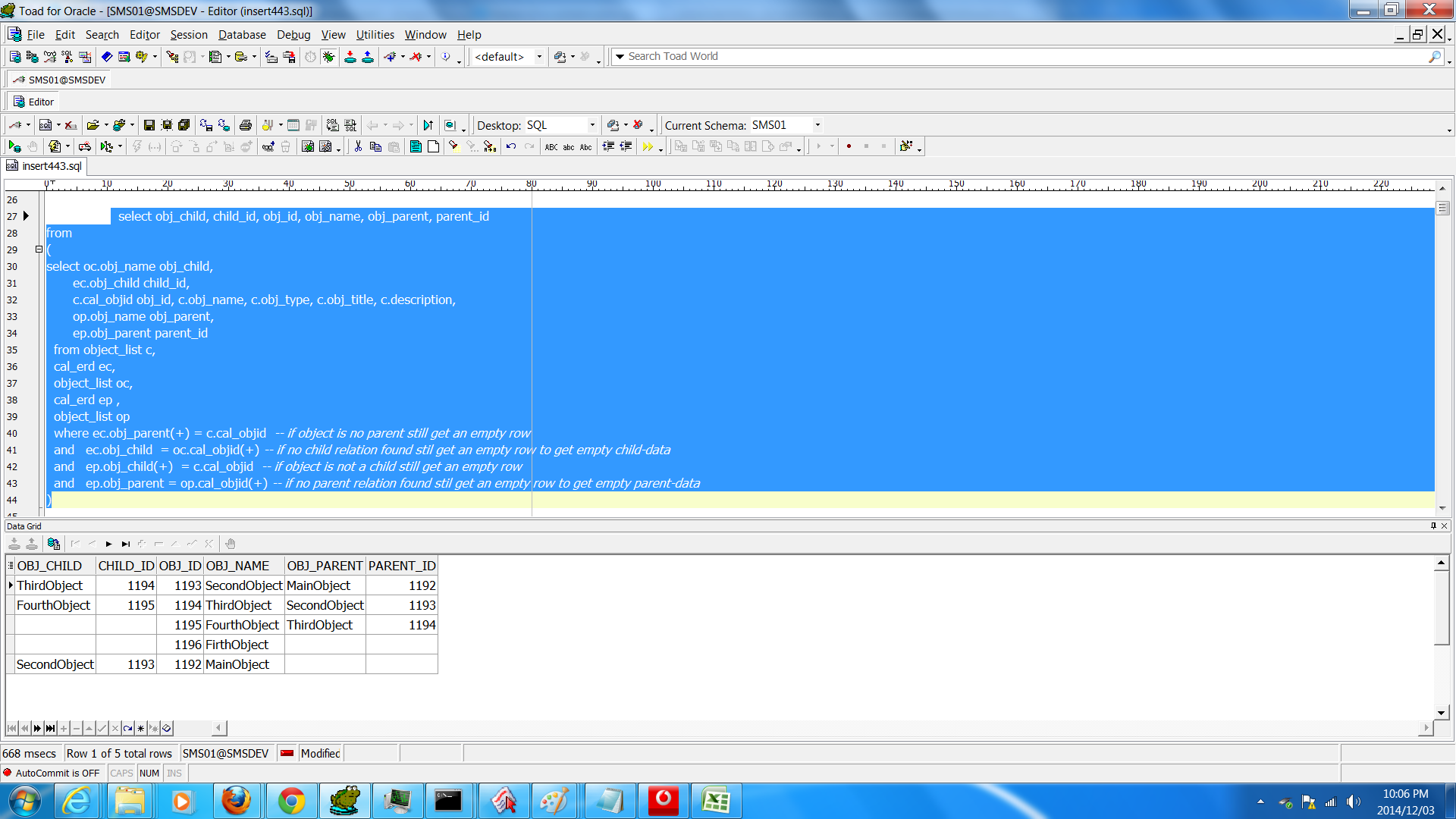 Solved: Frm-10902 invalid sql query | Experts Exchange