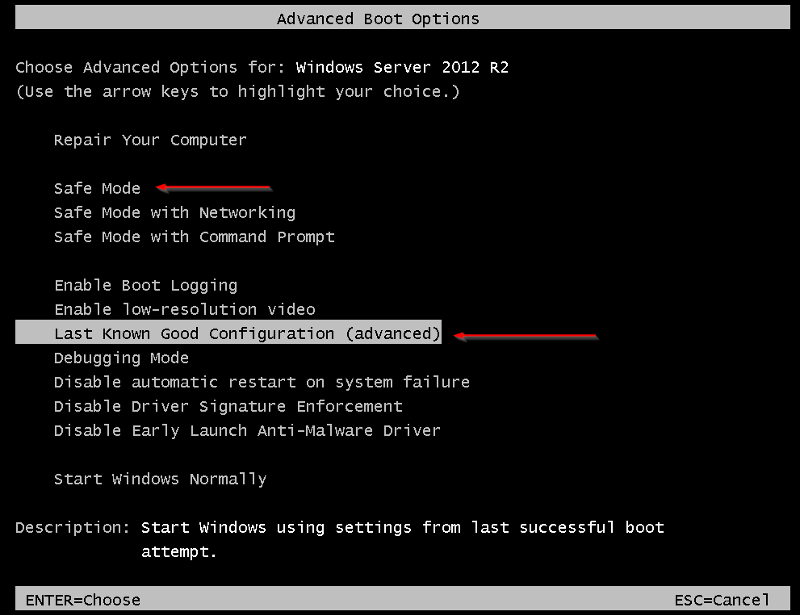 Solved: Windows server 2012 R2 not booting | Experts Exchange