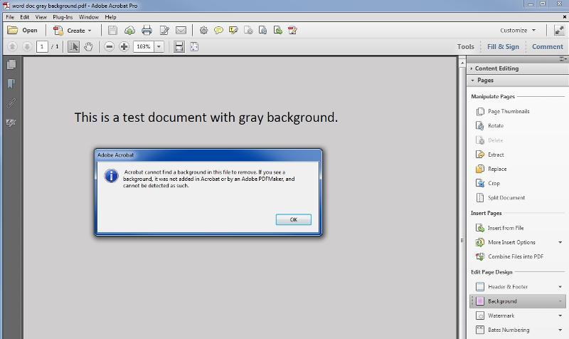 Scanned Documents show grey background we would like to change the ...