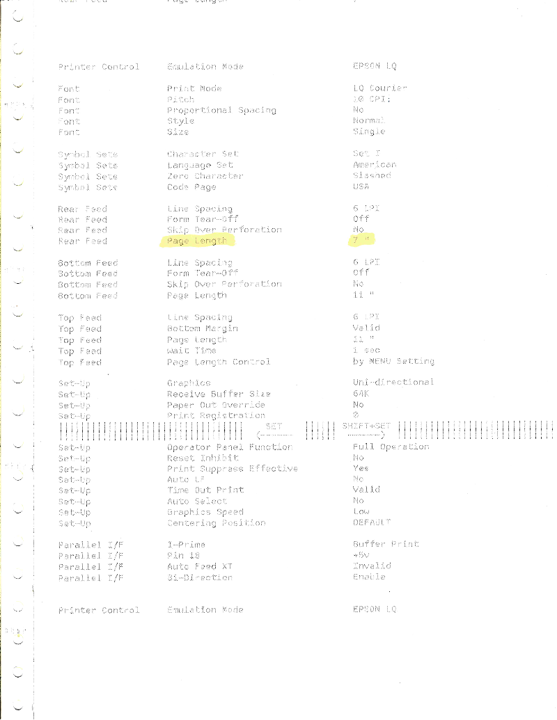 Solved: Dot Matrix Form feed epson escape sequence not working properly ...
