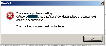 Solved: RunDLL error message | Experts Exchange