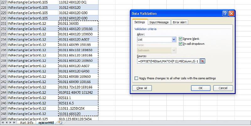 Solved: Excel VBA - Font Size of Data Validation List | Experts Exchange