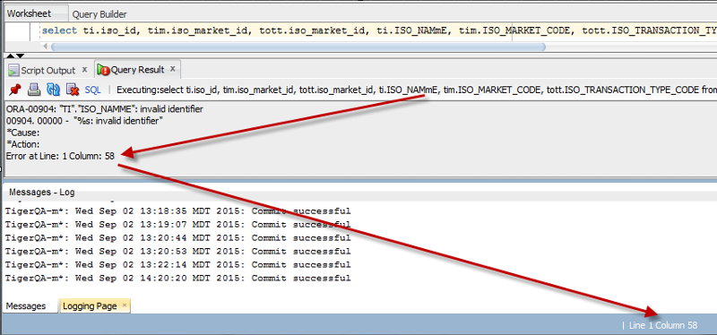 Solved: Oracle SQL Developer Column Ruler | Experts Exchange