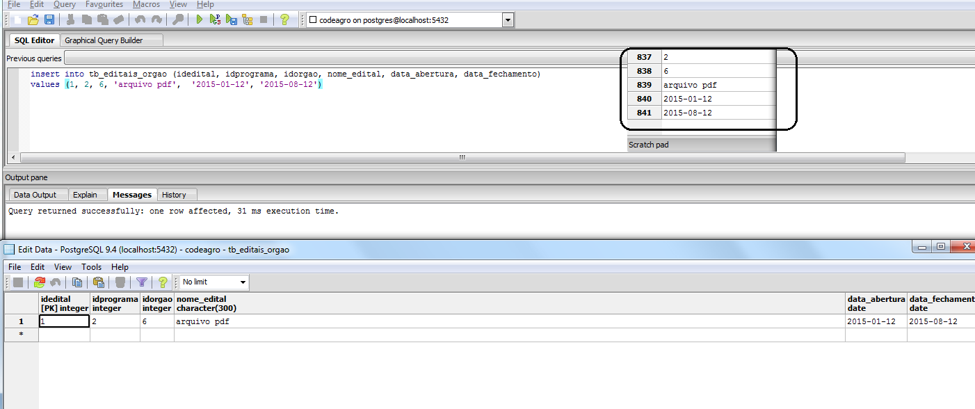 Solved: How to correctly insert lines in Postgres tables by using Codeigniter? | Experts Exchange