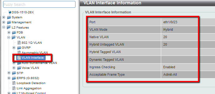 Solved: VLAN configuration on D-Link 1510 switch | Experts Exchange