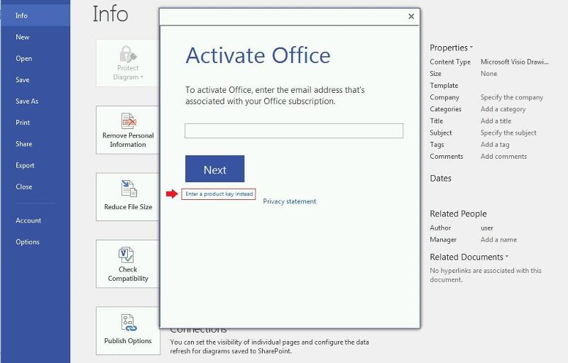 Solved: how to coexisting visio pro 2016 volume license and office 365 ...