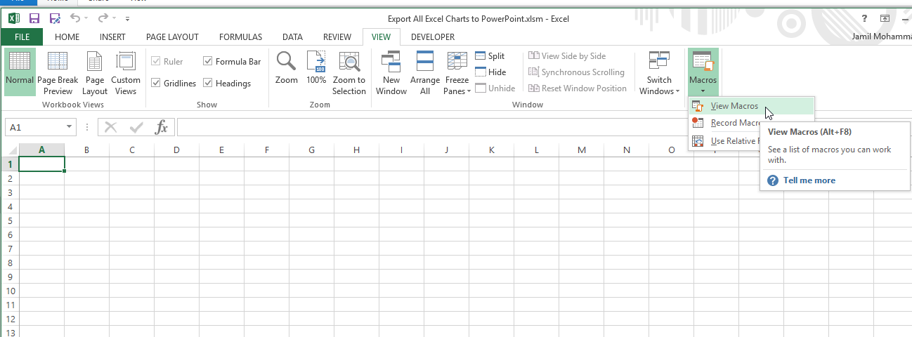 Solved: Excel - Charts worksheet Print to Powerpoint Slides | Experts ...