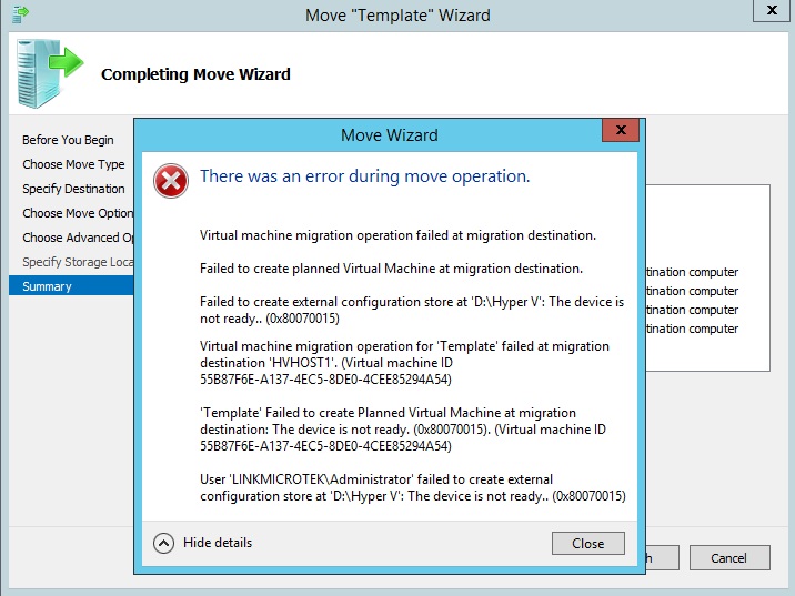 Solved: Hyper V Replication from a Workgroup to a Domain Joined Host ...