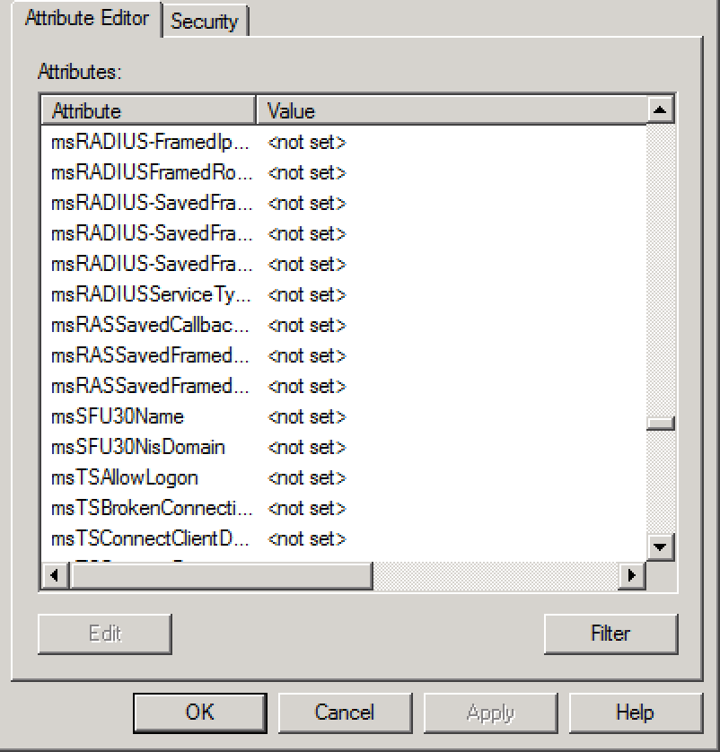 Solved: My AD does not show the attribute msRTCSIP-UserEnabled. | Experts Exchange