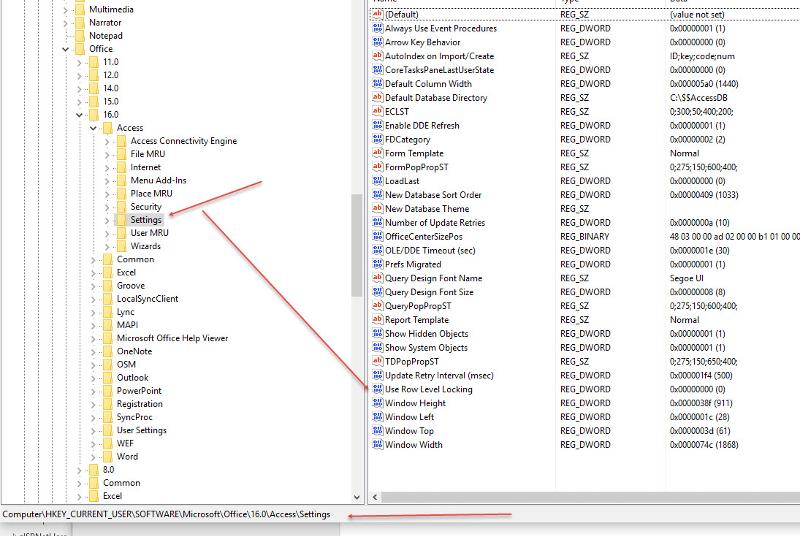 Solved: Access 2016 Record Locking Defaults to No Locks | Experts Exchange
