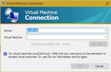Solved: Using 'Virtual Machine Connection' to open a Hyper-V VM in ...