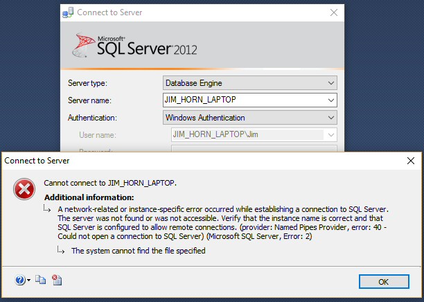 Solved: SQL Server 2012 does not run after a Windows 10 upgrade ...