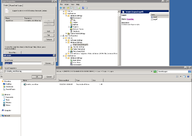 Solved: how can i remove Windows 10 cortana search bar via GPO ...