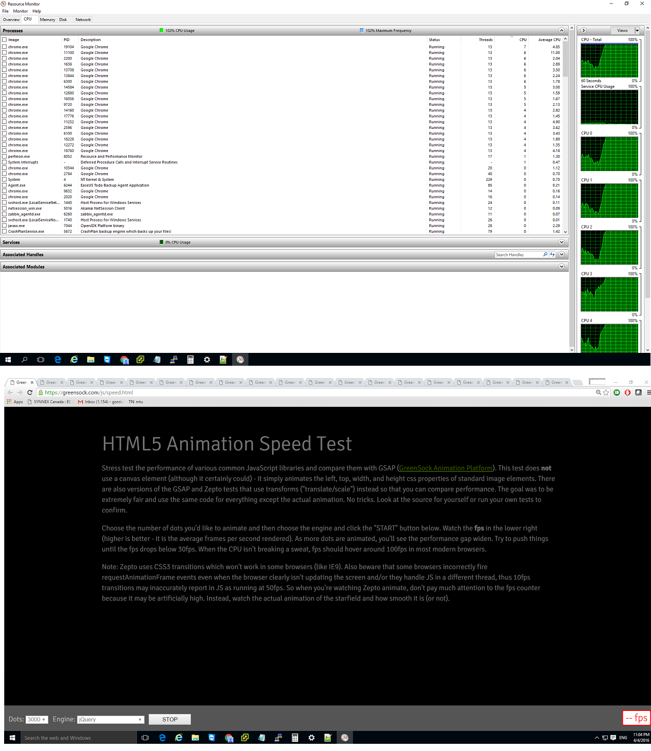 Google Chrome on multi-core processor. Solutions | Experts Exchange