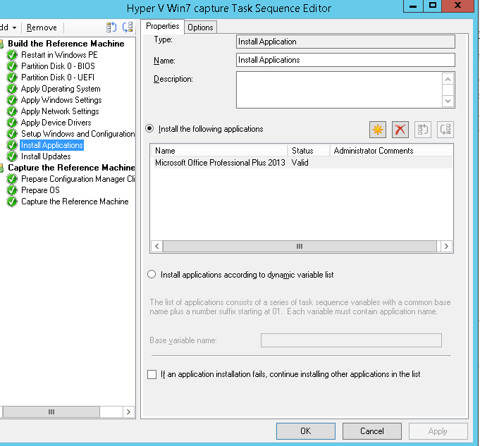 Solved Sccm 2012 R2 Pxe Capture And Build Task Sequence Failing On