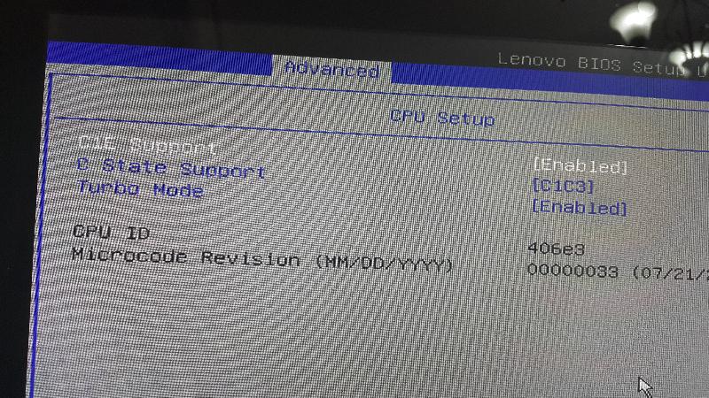 Solved: How to Enable VT-X in lenovo Desktop , Can't find any ...