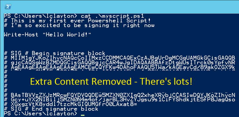 Powershell Script Signing | Experts Exchange