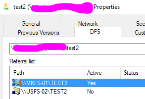 Solved: DFS Namespace folders cannot be accessed | Experts Exchange