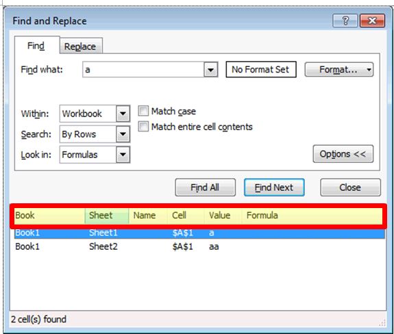 Solved: how to search all tabs or sheets of excel | Experts Exchange