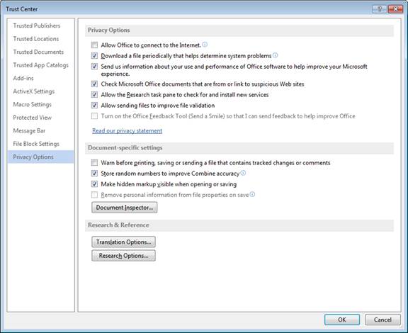 Solved: Anybody know how to uncheck"allow Office to connect to the ...